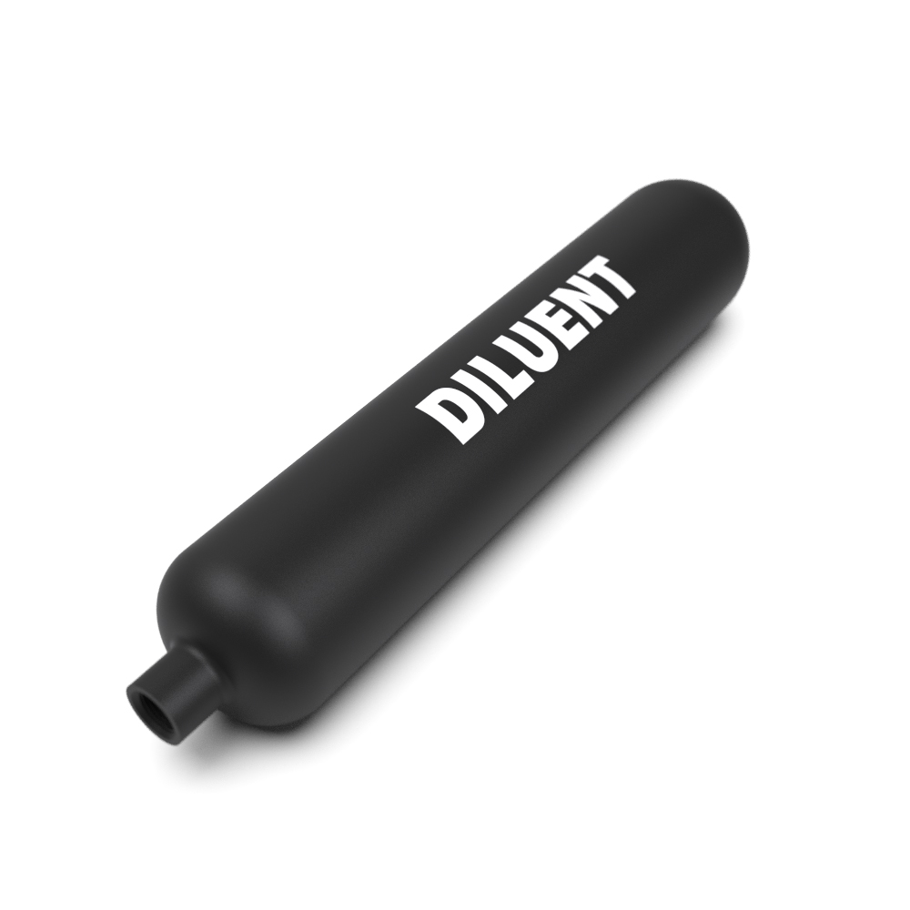 Cylinder 3L, 23 cu ft, 3442 PSI, steel, DIL for Sale | Divesoft ...