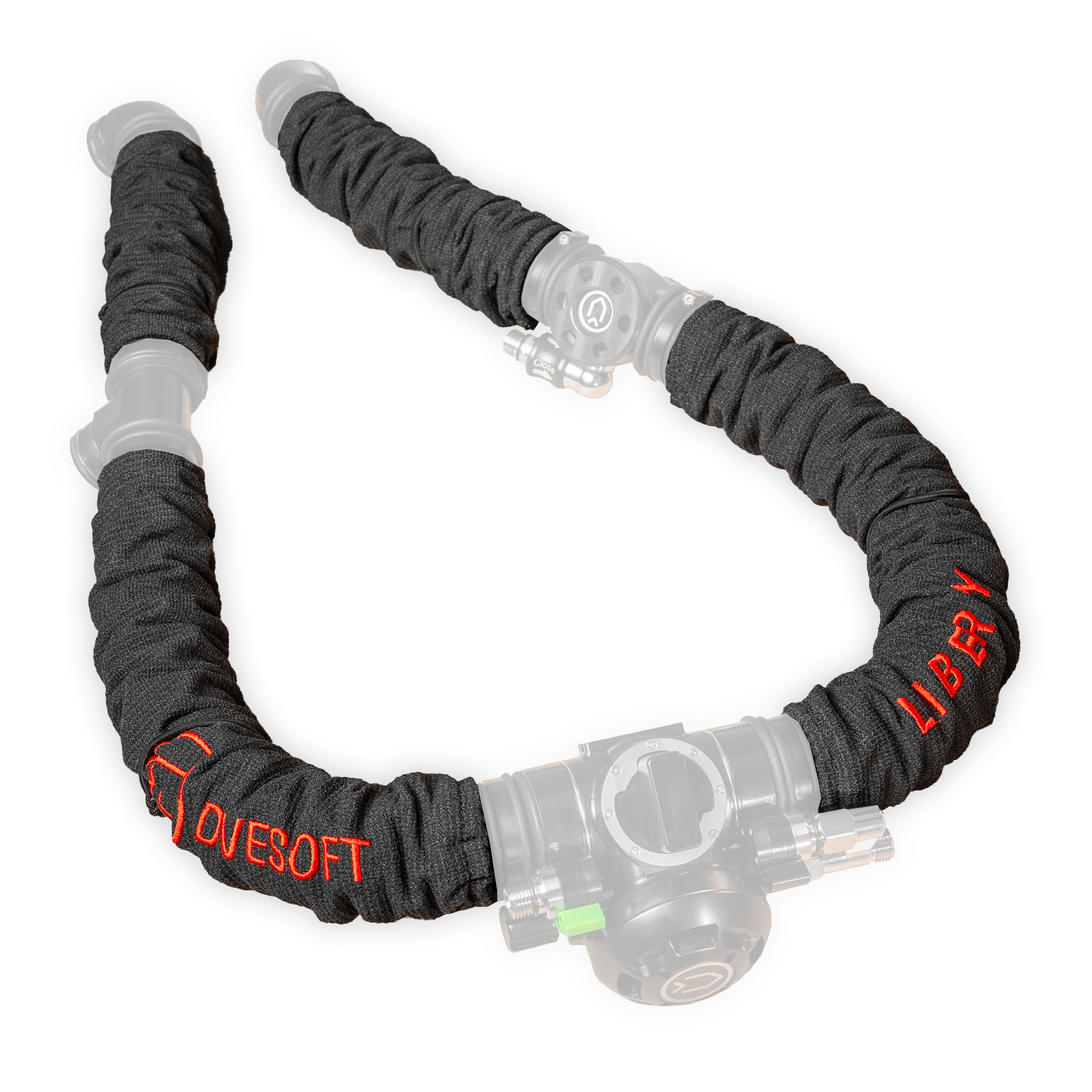 Set of loop hose covers for backmount unit for Sale | Divesoft Official ...